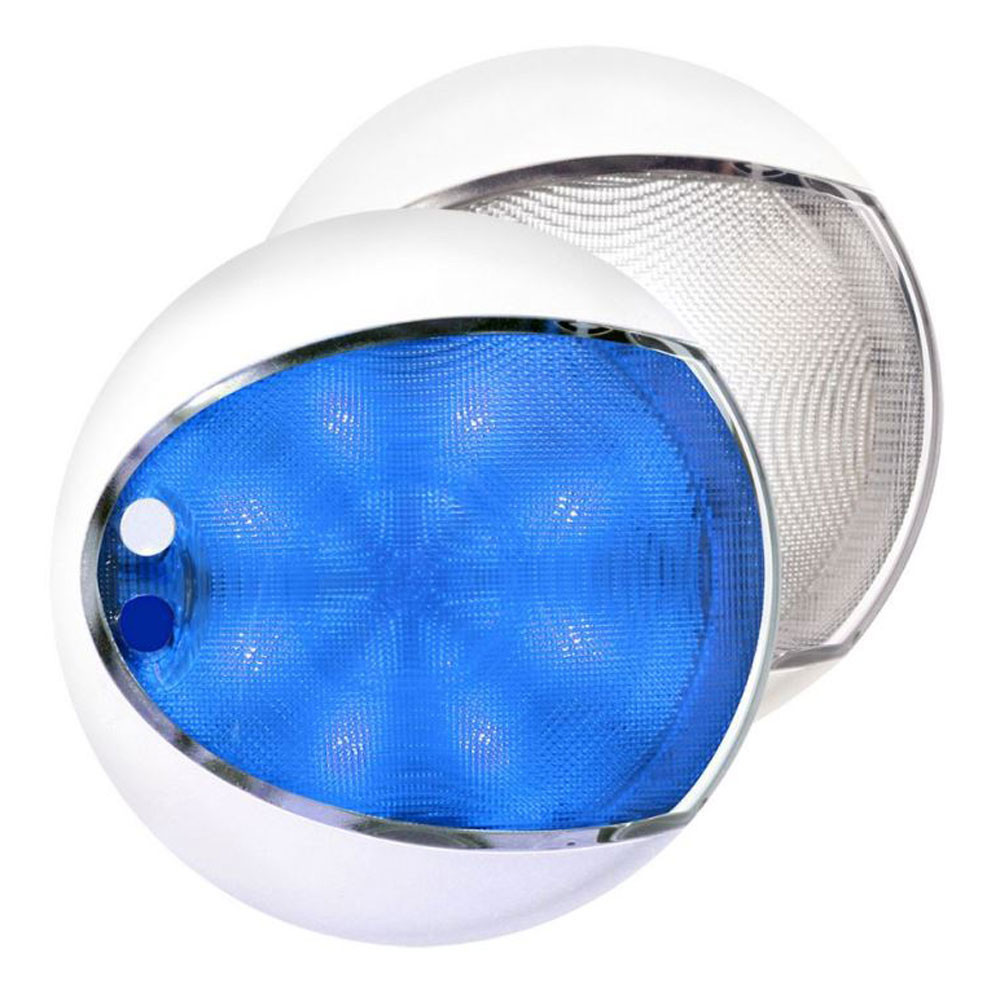 Hella Marine White/Blue EuroLED Touch Lamp White Shroud - Ceiling ...