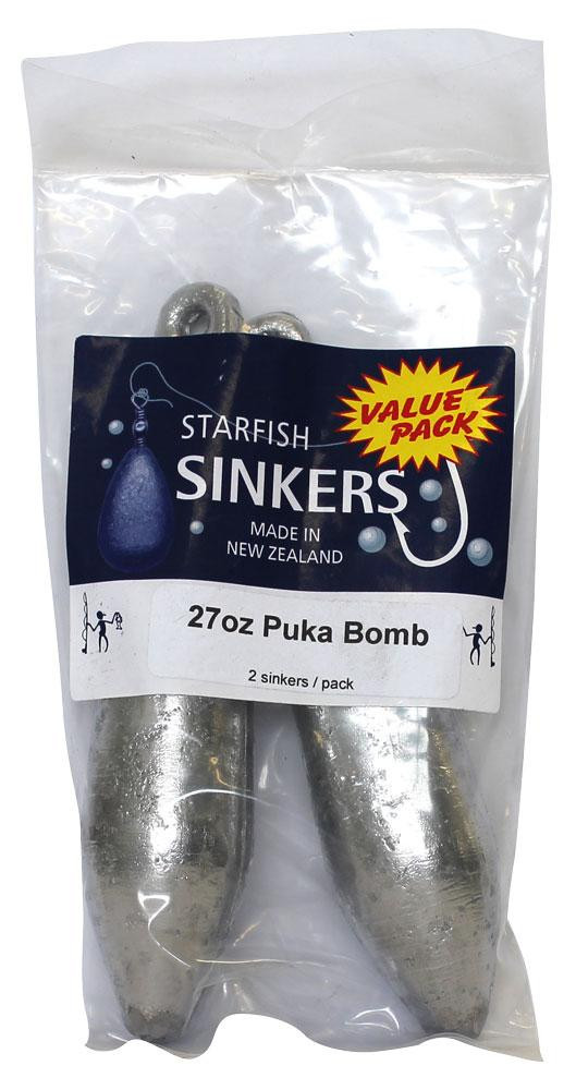 Buy Starfish Puka Bomb Sinkers 32oz Qty 2 online at Marine-Deals.co.nz