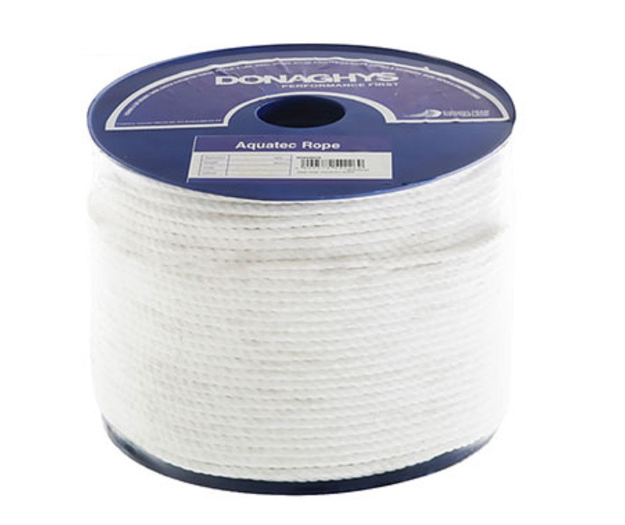 Buy Donaghys Aquatec Rope 3-Strand 6mm x 250m Reel White online at ...