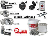 Buy Quick Genius Winch Package 800W 12v 7mm 20m Chain 130m Rope online ...