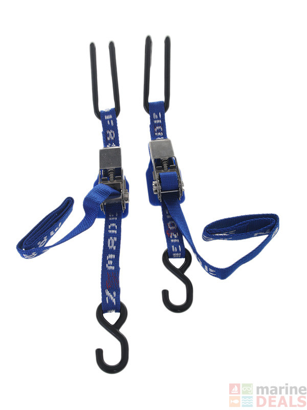 Buy Aerofast Transom Stainless Steel Ratchet Tiedowns 500kg Pair online ... Buy Aerofast Transom Stainless Steel Ratchet Tiedowns 500kg Pair online ...