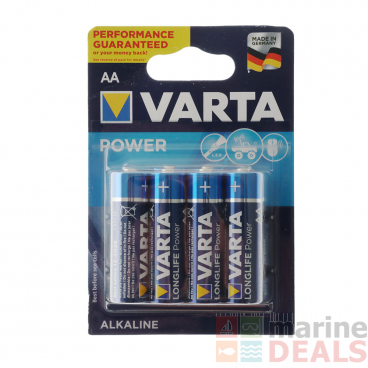 Buy Varta Longlife Power AA Alkaline Battery 8-Pack online at Marine ...