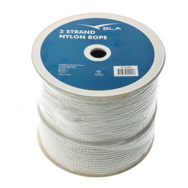 BLA Nylon Three Strand Rope Coil 8mm 250m - General Purpose Ropes ...