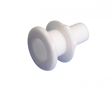 Buy V-Quipment Round Thru-Hull Delrin Skin Fitting online at Marine ...