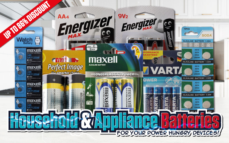 Household & Appliance Batteries